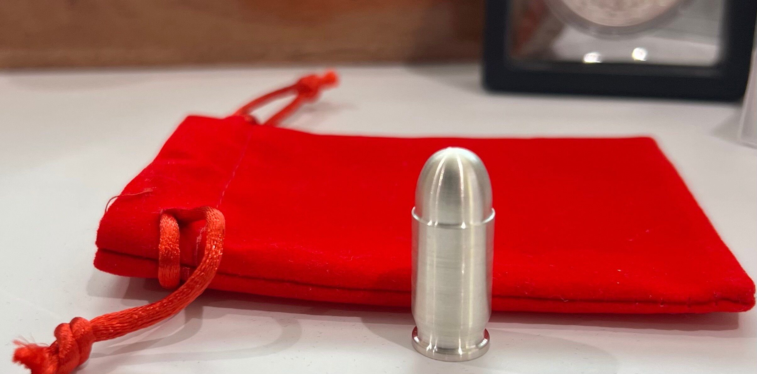 1 Oz Silver Solid .45 Caliber Bullet Replica - Etsy