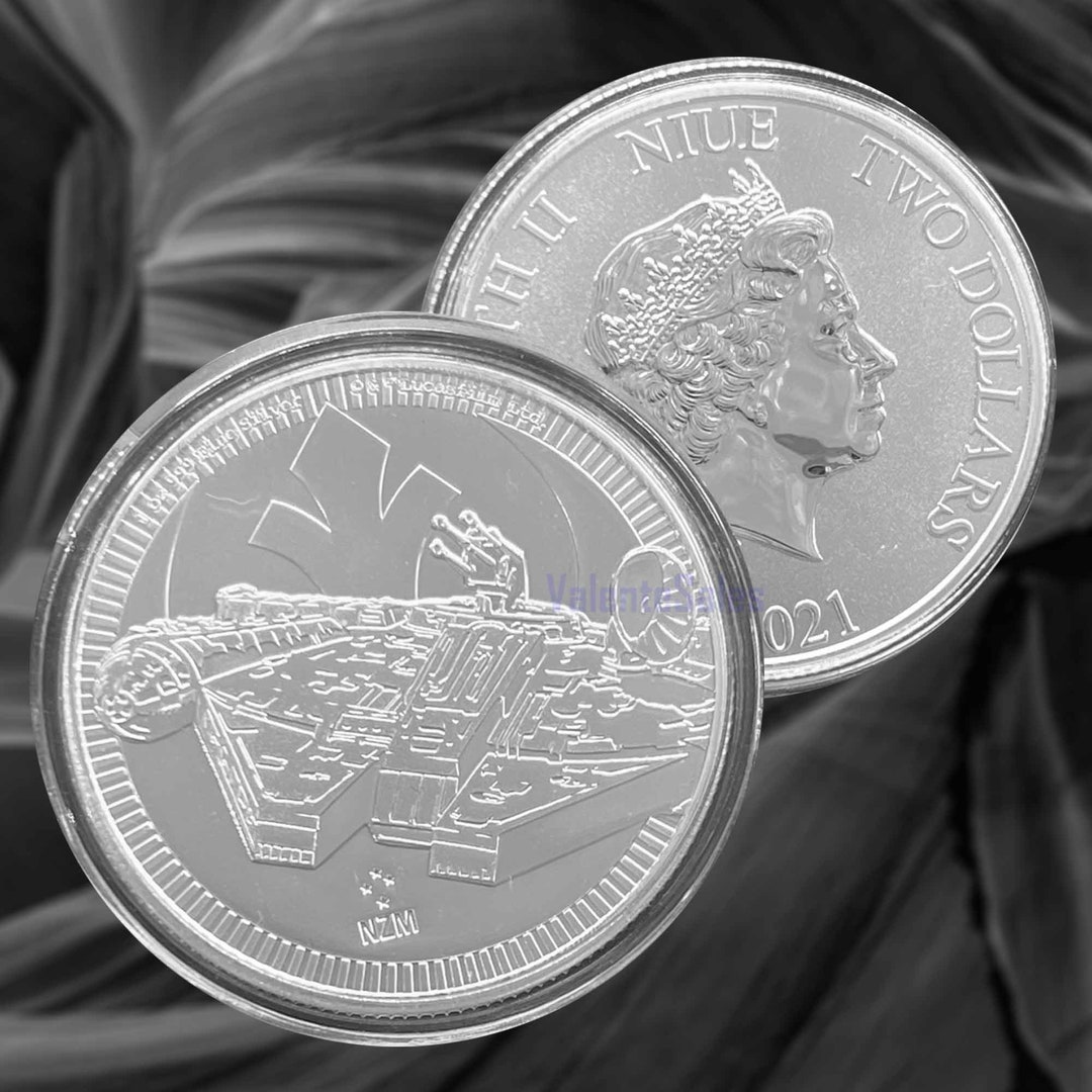 1 Oz Niue Silver Star Wars Millennium Falcon Coin - Etsy