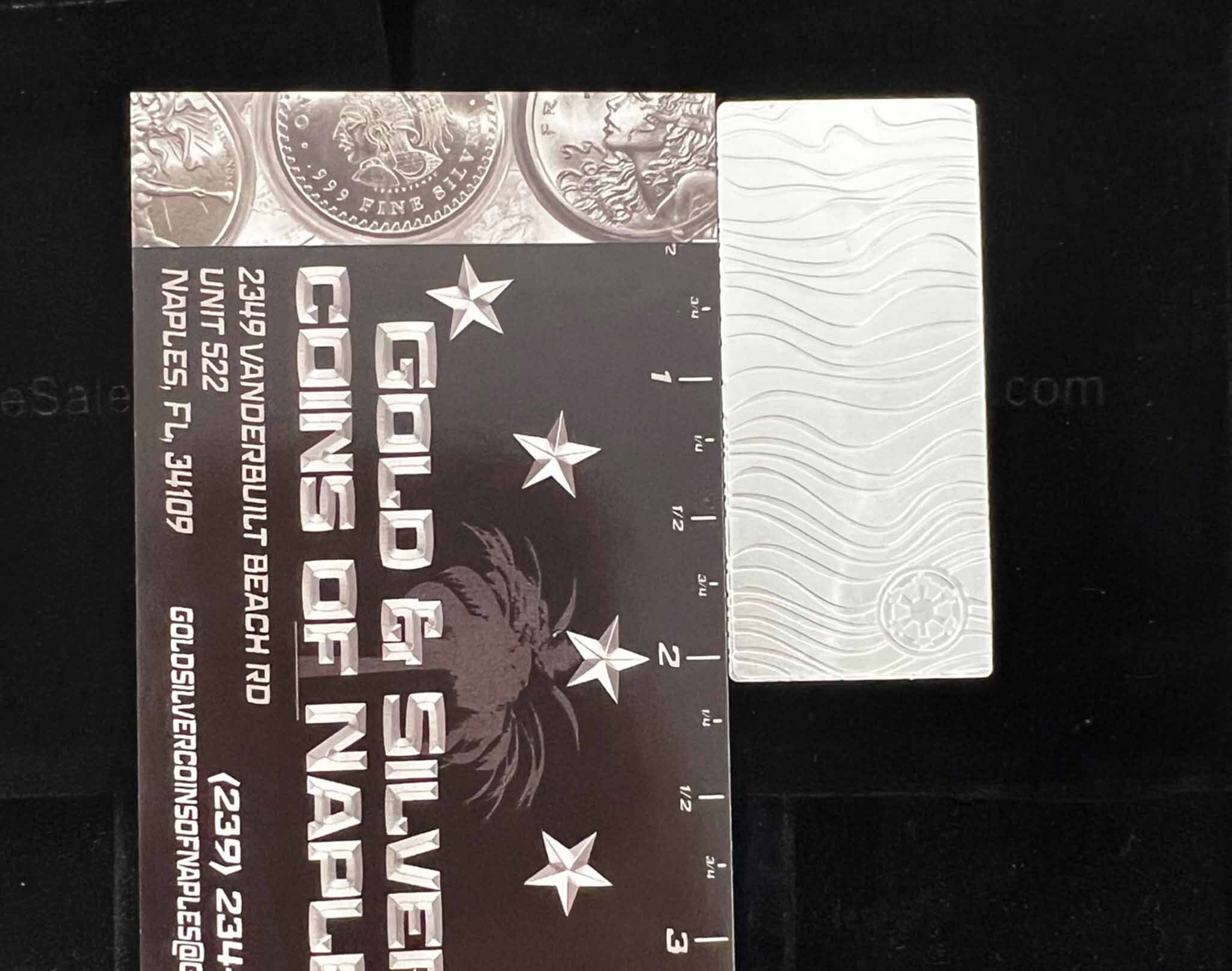 1 Oz Silver Star Wars Official Mandalorian Beskar Bar Niue - Etsy