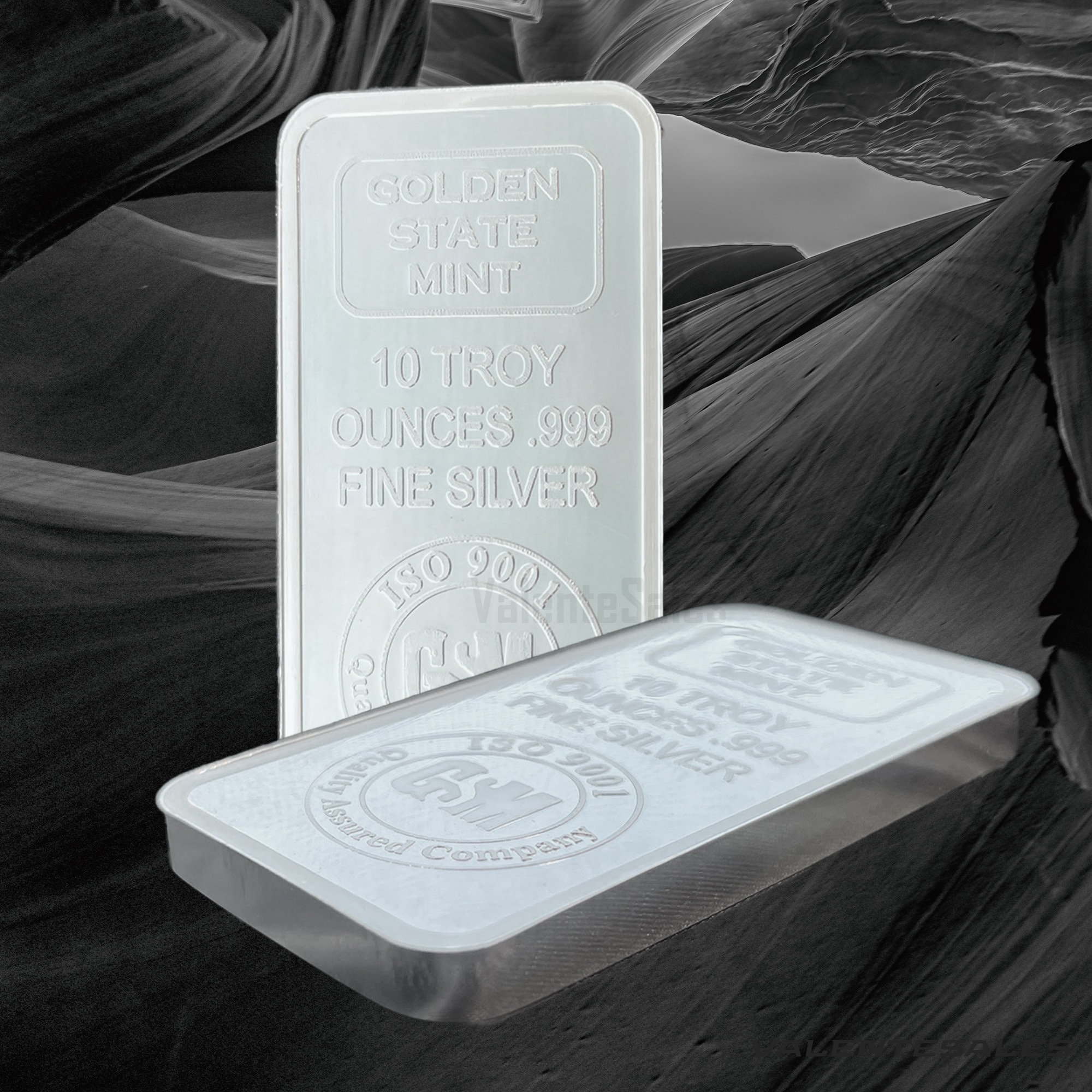 10 Oz Generic Silver Bar Free Gift Pouch - Etsy