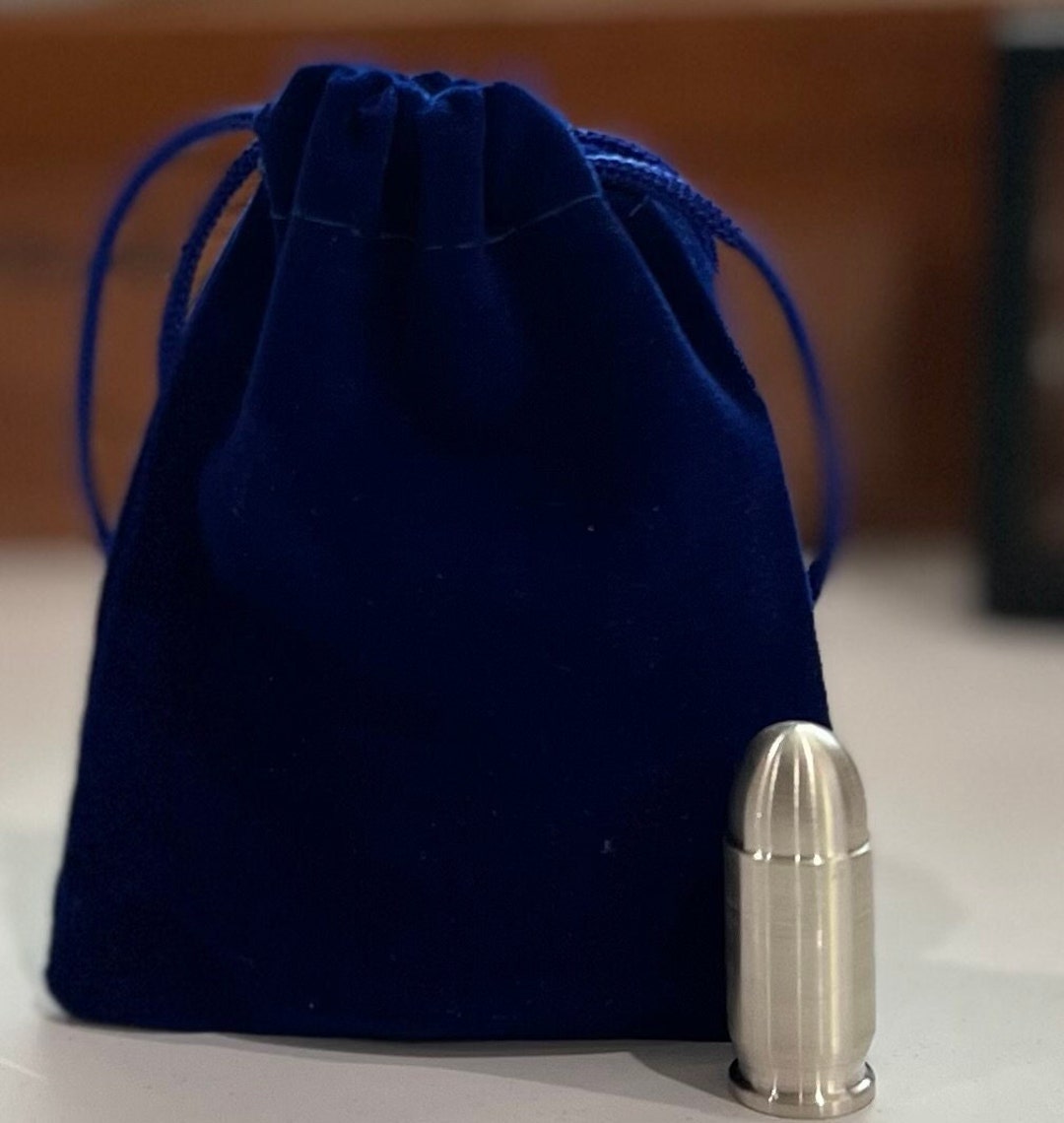 1 Oz Silver Solid .45 Caliber Bullet Replica - Etsy