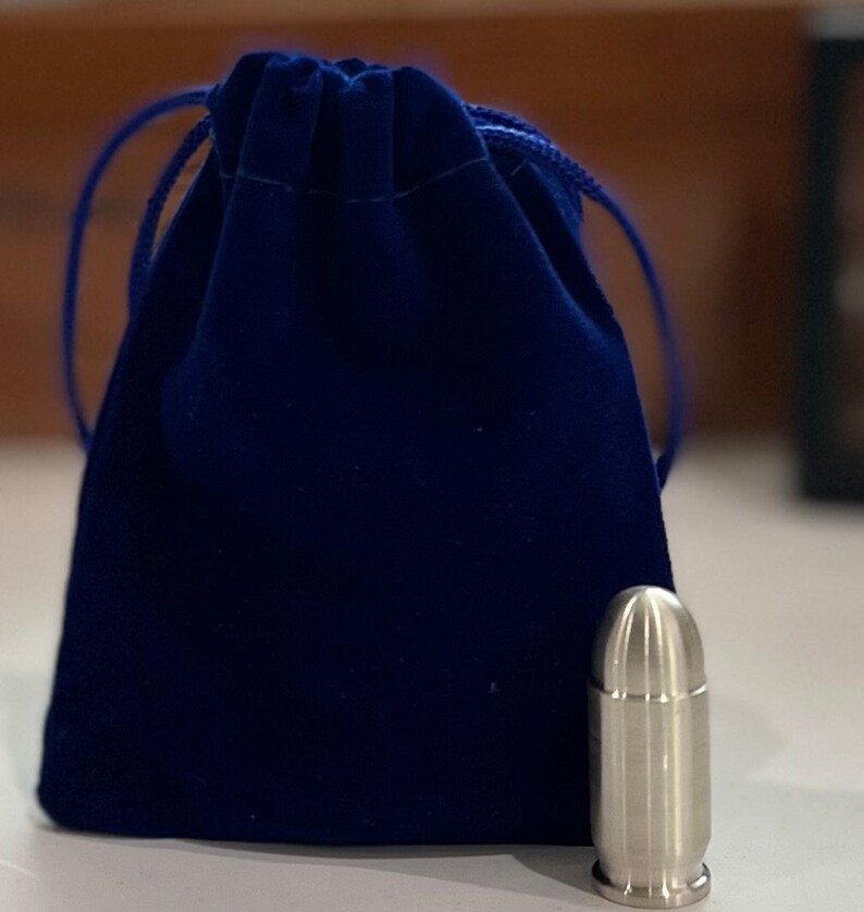 1 Oz Silver Solid .45 Caliber Bullet Replica - Etsy