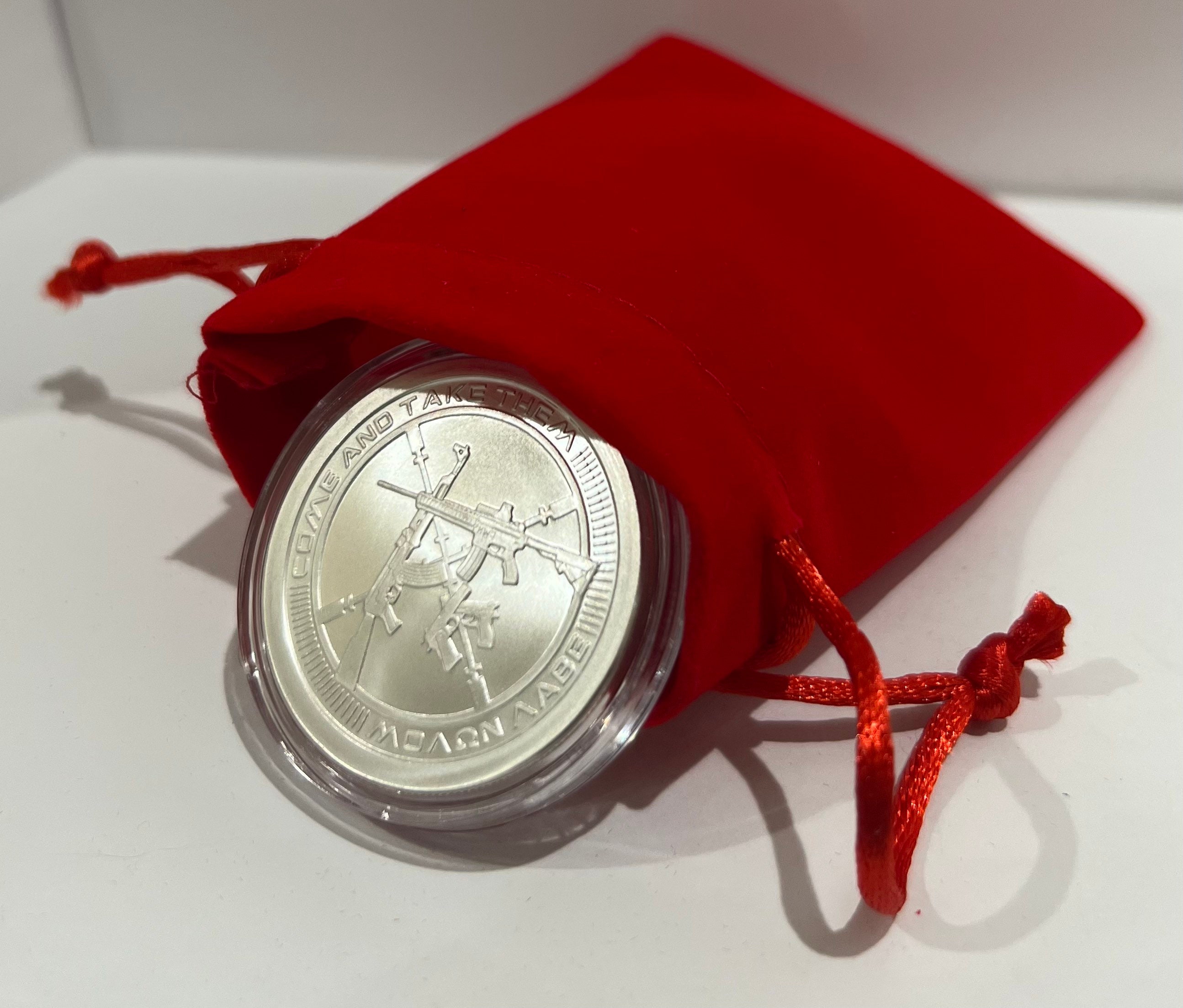 1 Oz Silver Roundak-47 Come and Take Them Free Capsule & Gift Pouch - Etsy