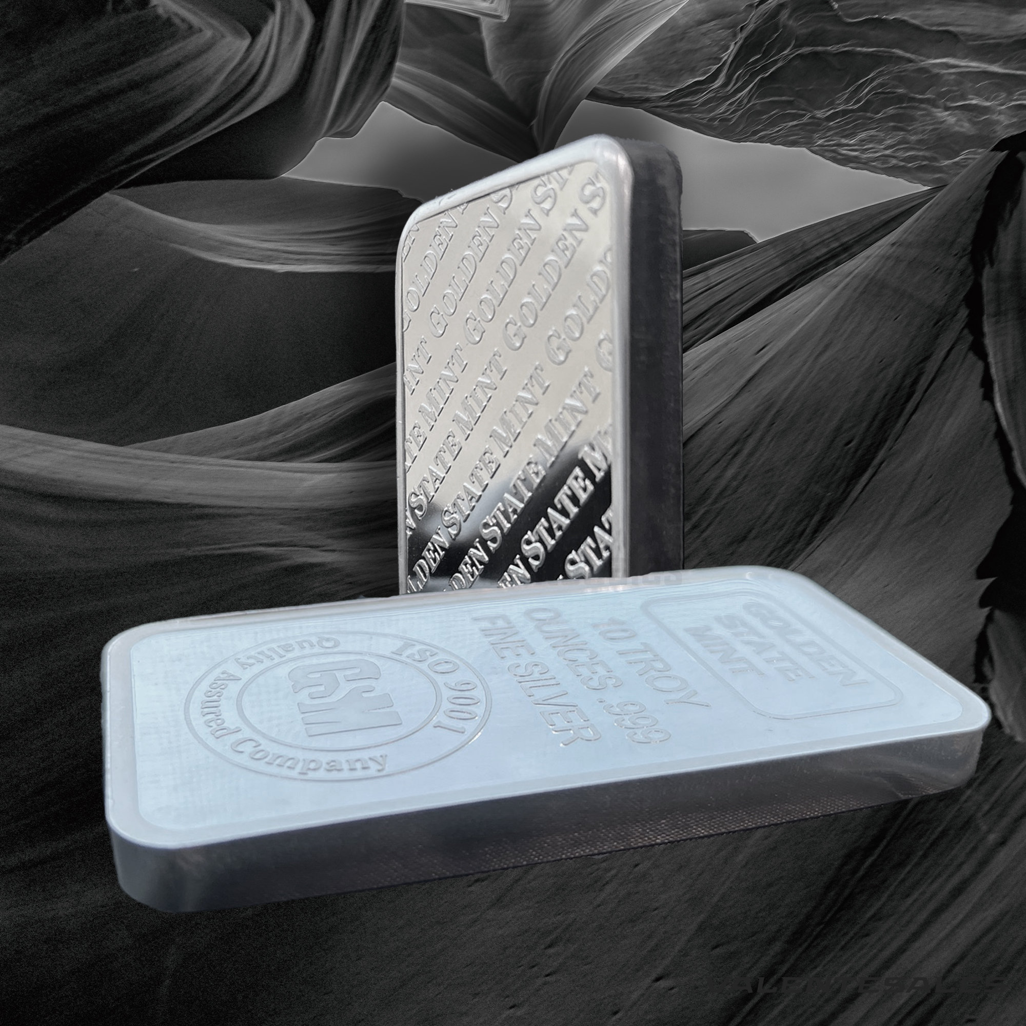 10 Oz Generic Silver Bar Free Gift Pouch - Etsy