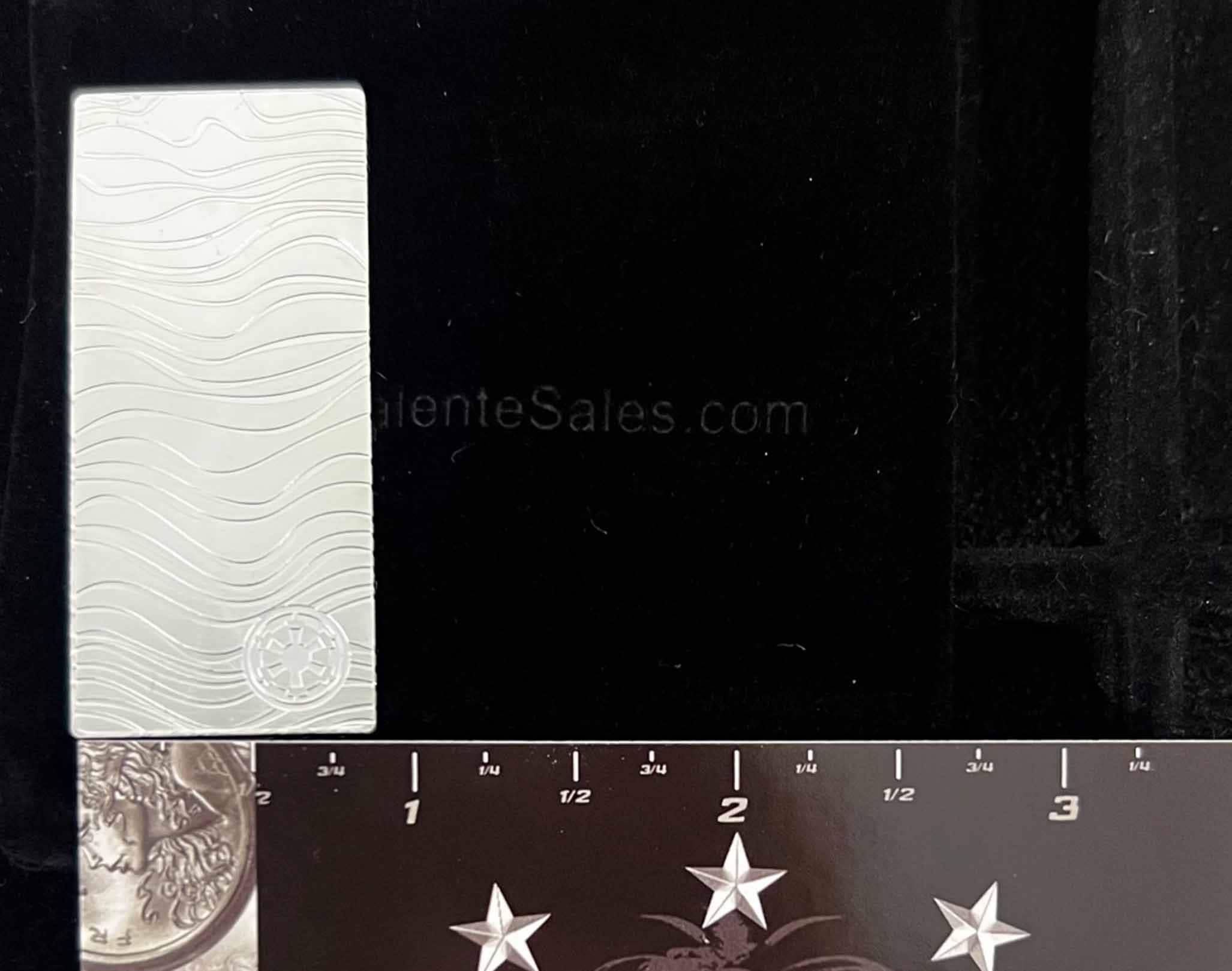 1 Oz Silver Star Wars Official Mandalorian Beskar Bar Niue - Etsy