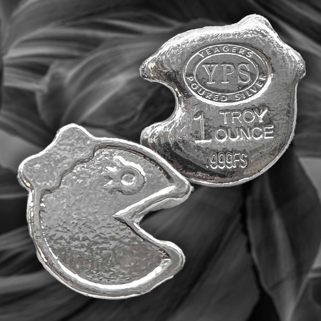 1 Oz Silver Mrs. Pacman 1 Piece YEAGER'S POURED SILVER & Gift Bag - Etsy
