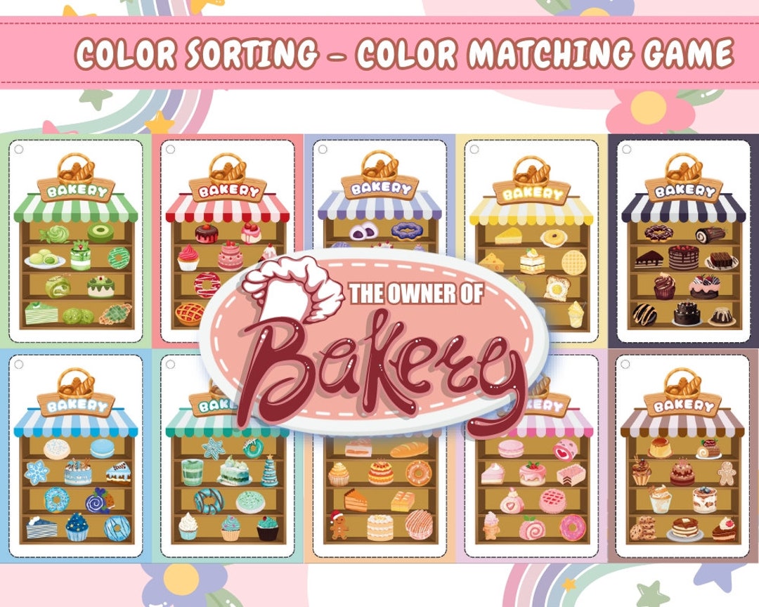 Color Sorting Game, Color Matching Game, Bakery Owner Role-playing Game ...