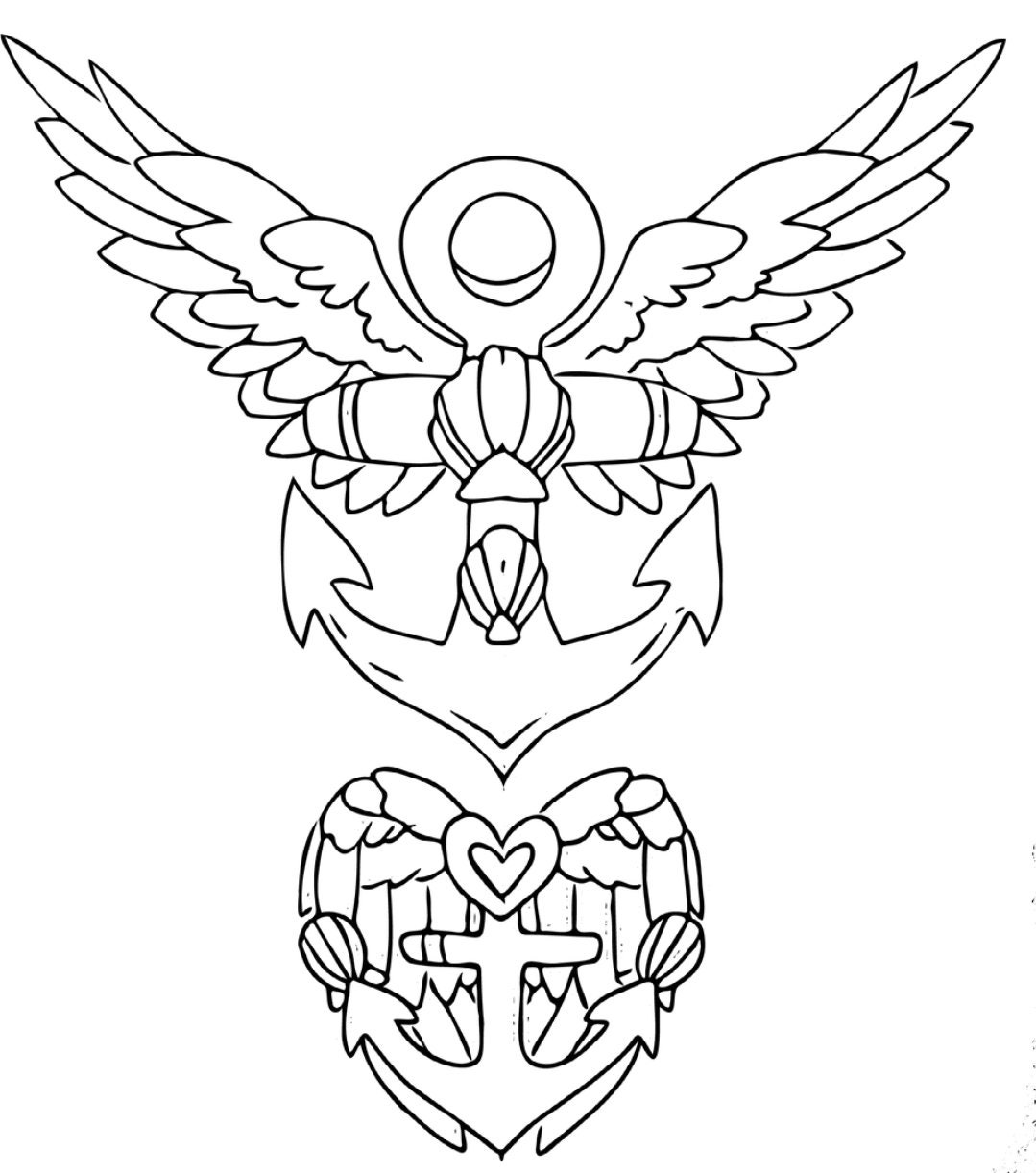 Tattoo Flash Anchors - Etsy