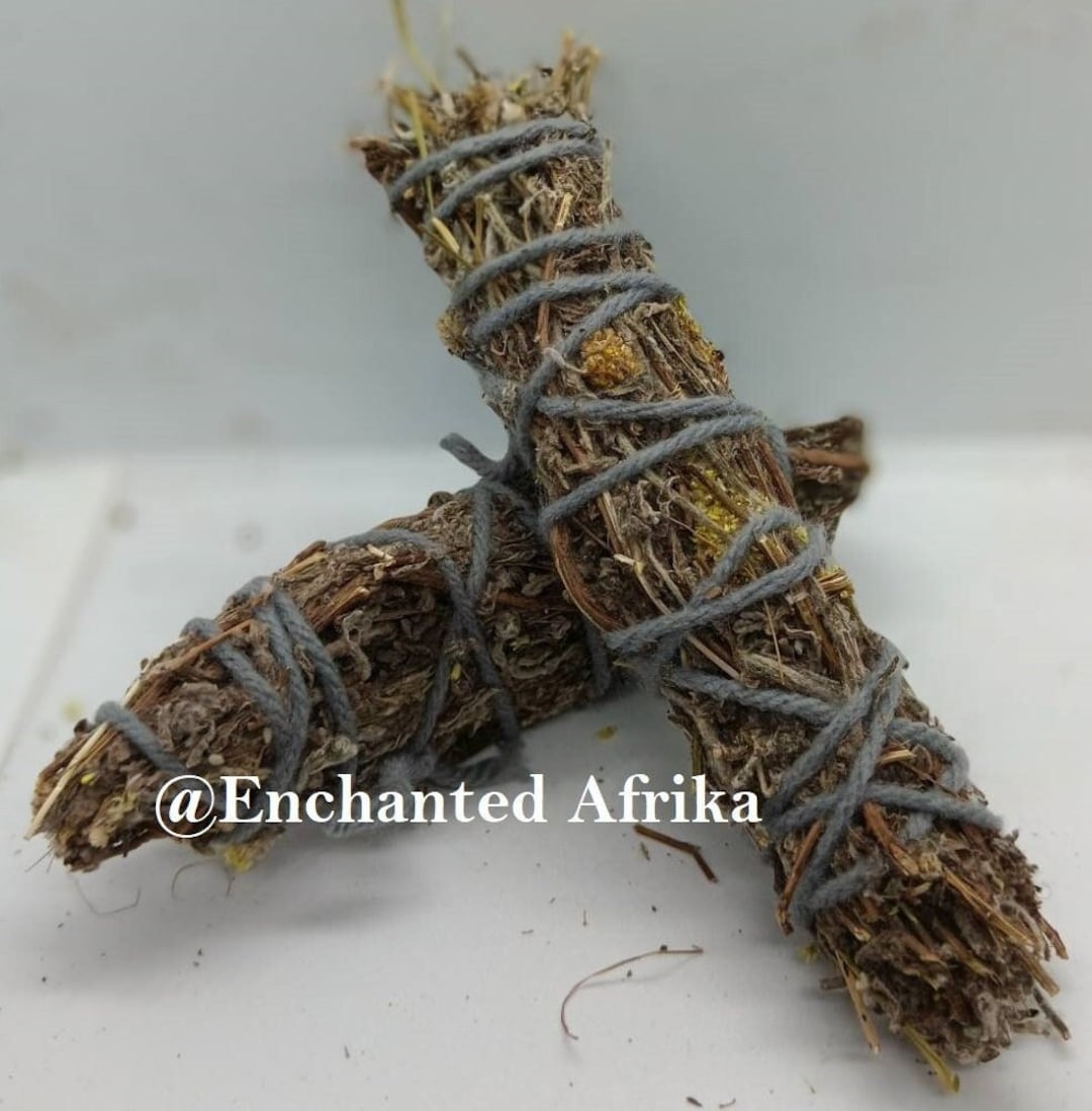 IMPHEPHO: South African Smudge Stick, Air for the Spirits, Helychrisum ...