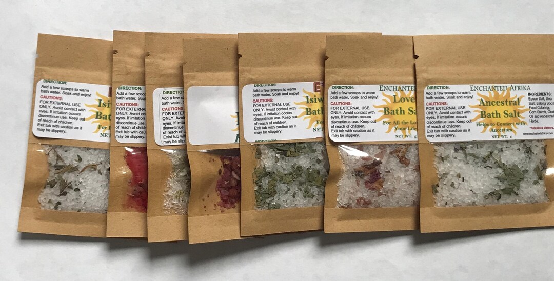 Spiritual Bath Salt Samples. - Etsy