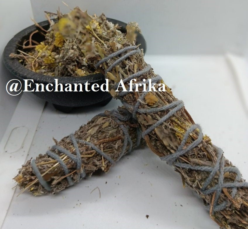 IMPHEPHO: South African Smudge Stick, Air for the Spirits, Helychrisum ...