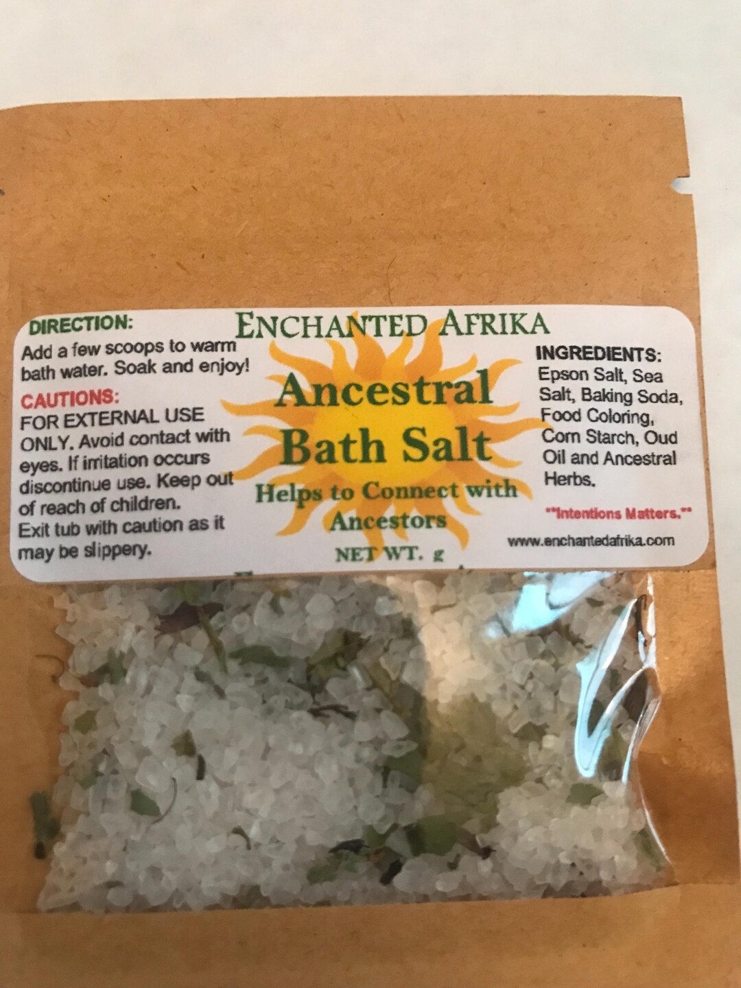 Ancestral Bath Salt - Etsy