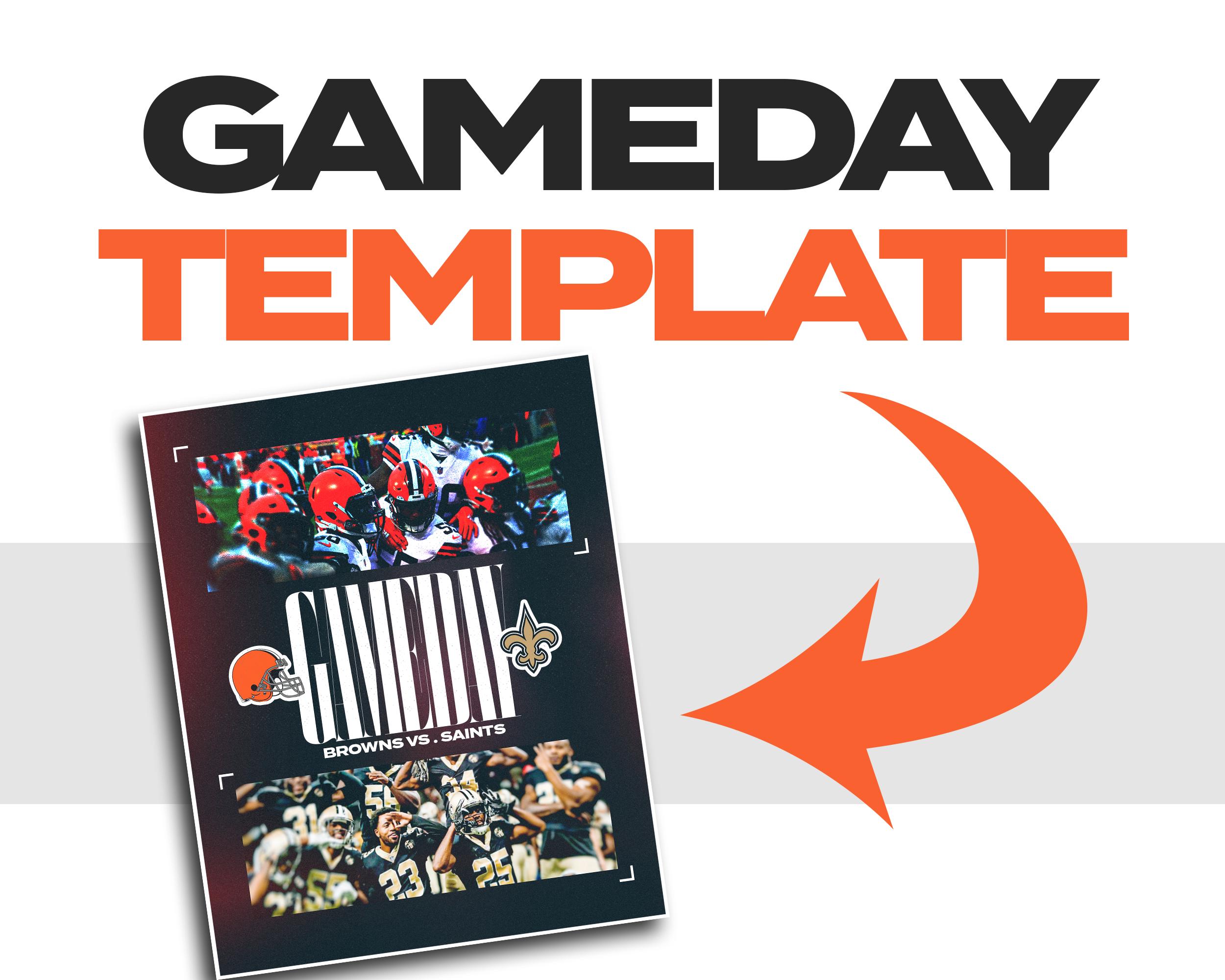Gameday Program Template - Editable PSD Download | Customizable Sports ...
