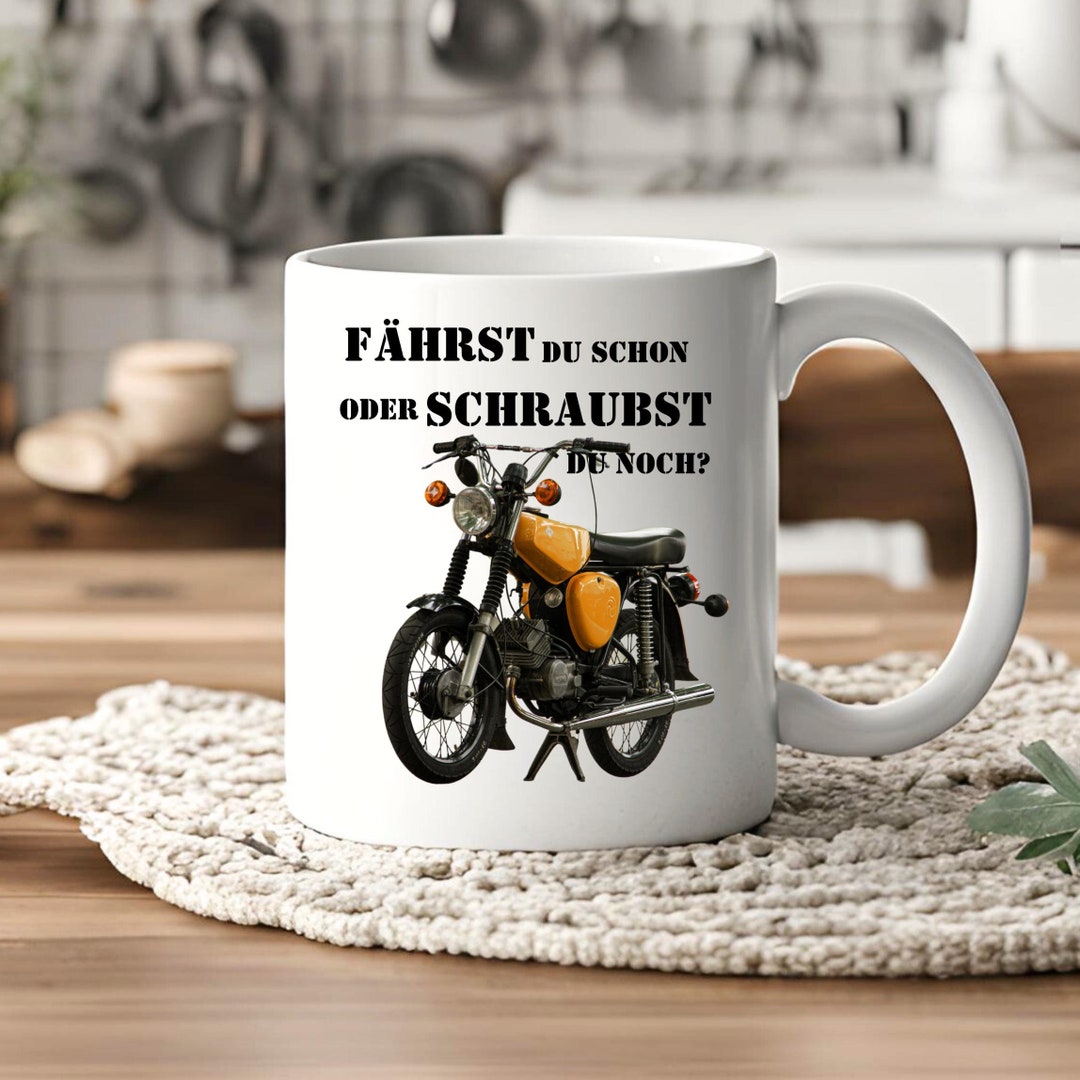 Mug Simson S51, Gift Simson Fan, Mug Simson S51, Motorcycle Mug, Simson ...