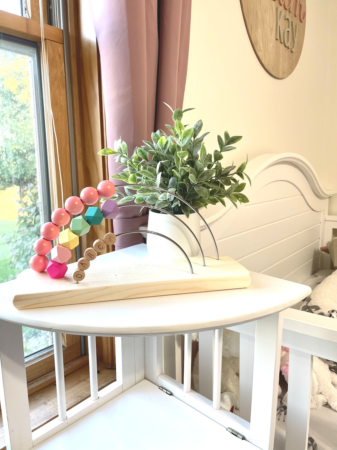 Pastel Pink Personalized Rainbow Abacus - Etsy