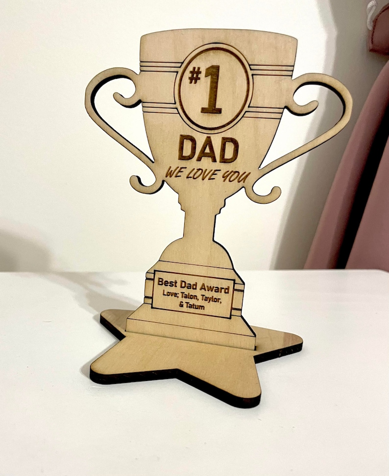 Personalized Wooden Trophy - Etsy