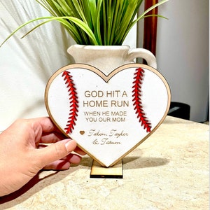 God Hit A Home Run, Mother’s Day Gift, Father Day Gift, Grandparents ...