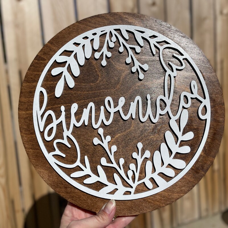 Bienvenidos Sign - Etsy
