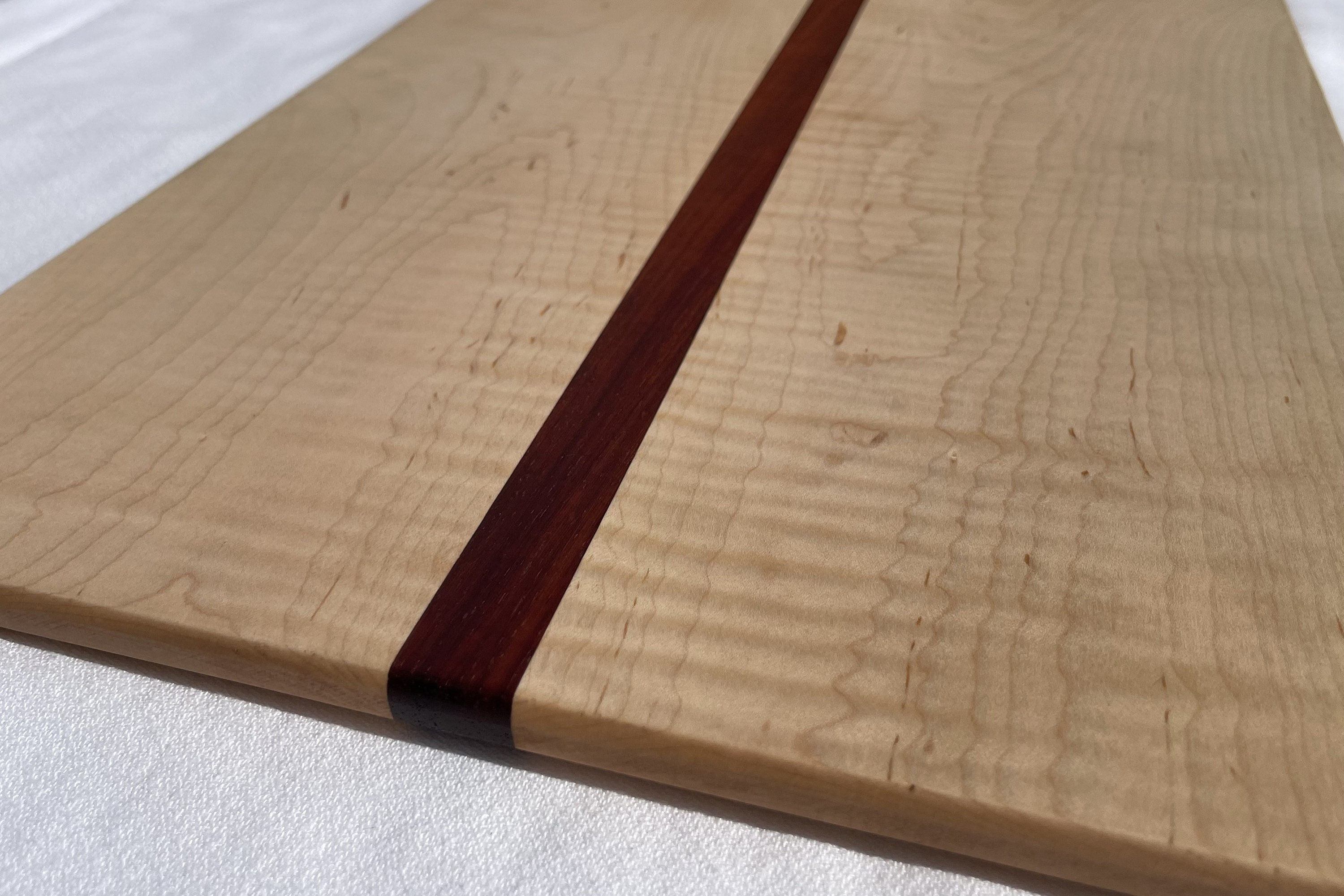 Charcuterie Board With Padauk and Curly Maple. - Etsy