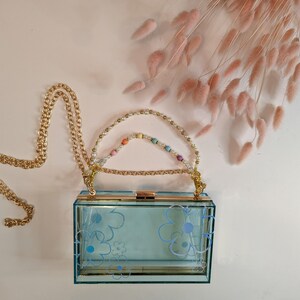 Clear Acrylic Purse Custom Clutch Clear Concert Venue Purse Acrylic ...