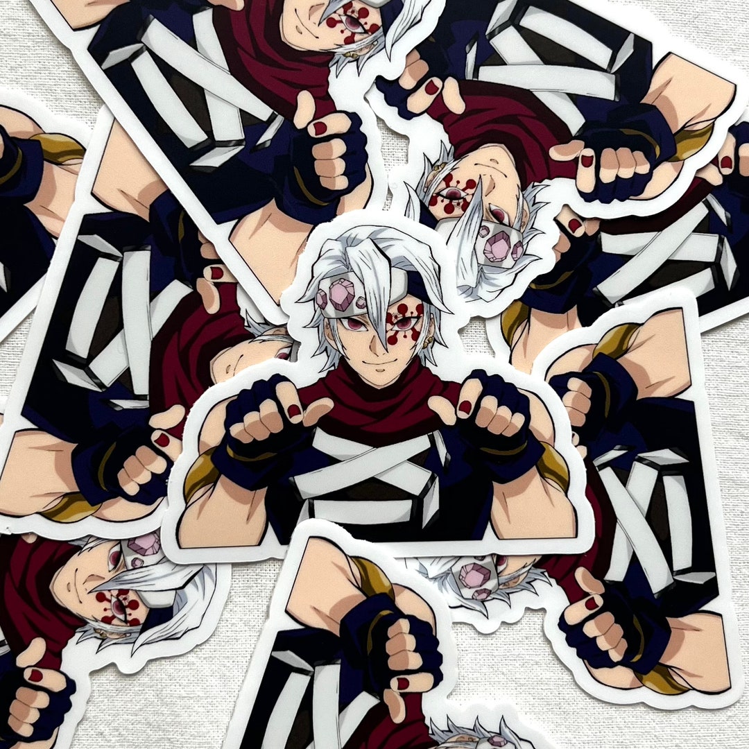 Demon Hashira Anime Stickers Anime Stickers Laptop Sticker Water Bottle ...