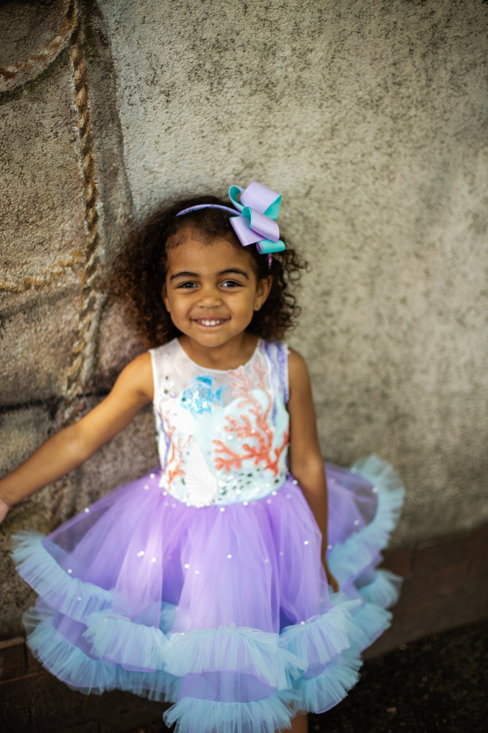 Sea Princess Dress, Mermaid Ruffle Tutu, Flower Girl Birthday Gown ...