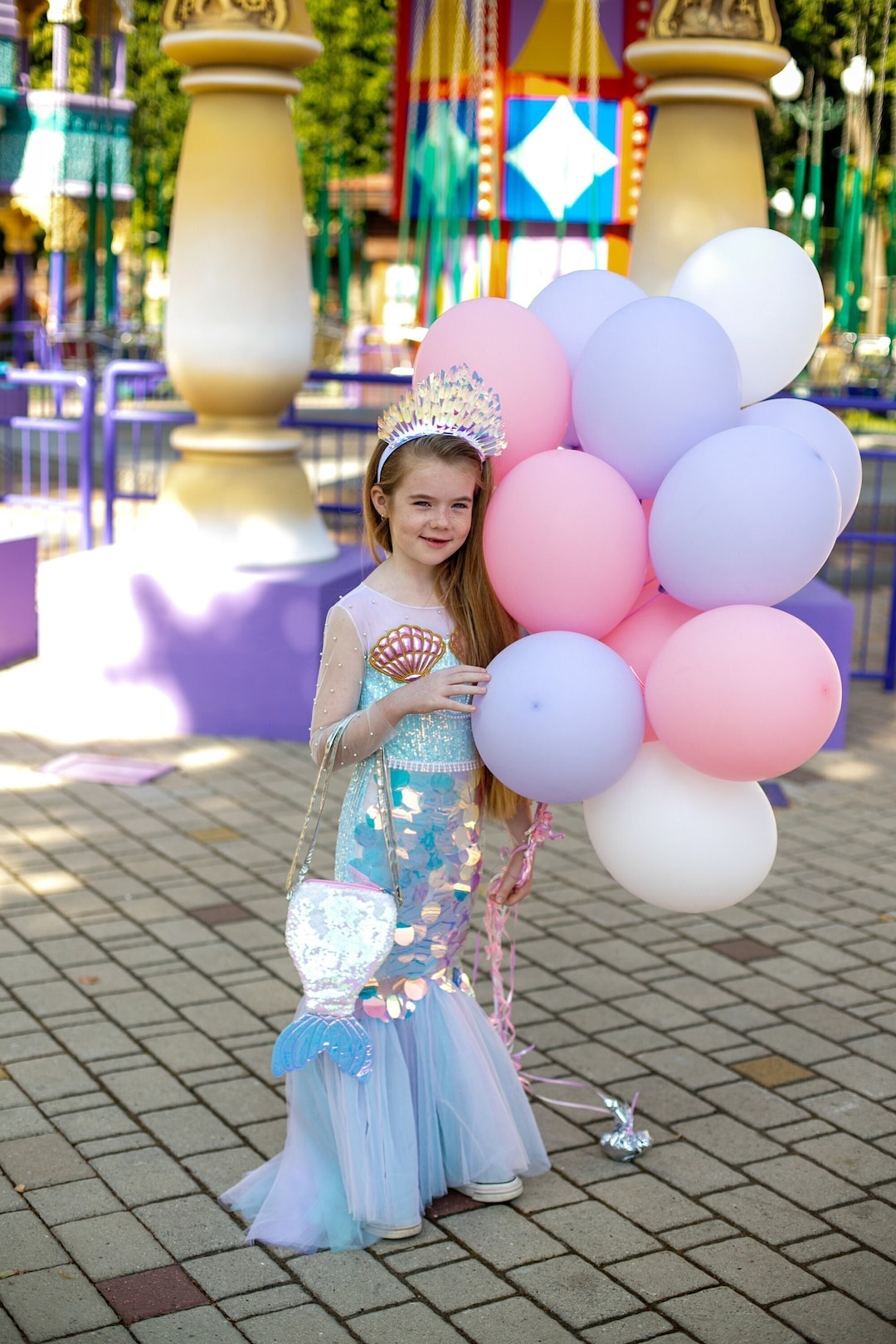 Mermaid Dress Girls, Little Mermaid Dress, Mermaid Costume Toddles ...