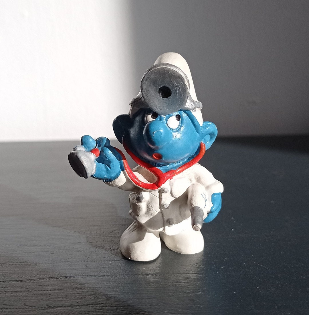 The Smurfs 2.5 PVC Figure Doctor Smurf 2.0037 - Etsy