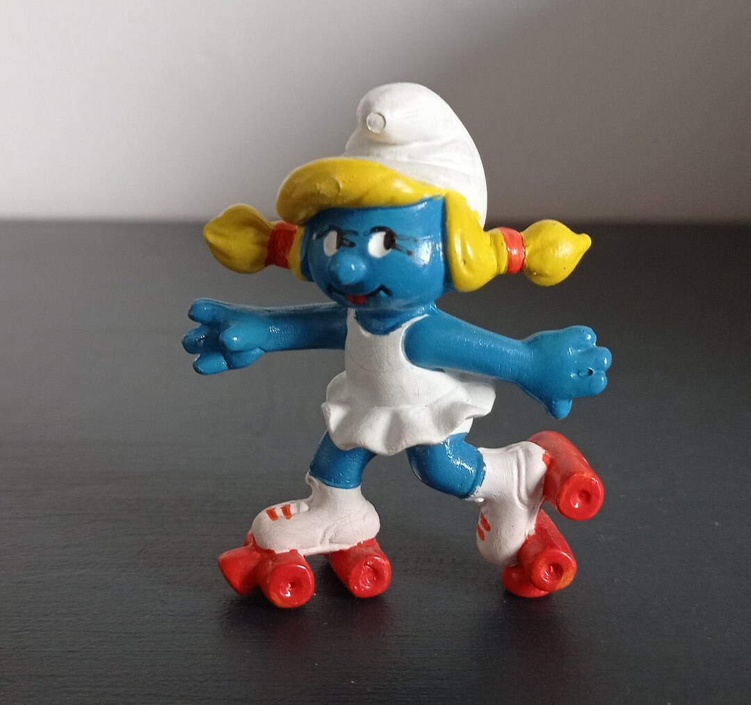 2.5 PVC Figure Rollerskate Smurfette 2.0126 - Etsy