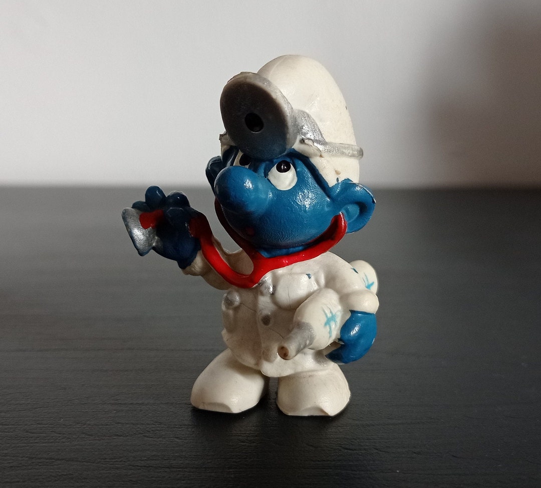 The Smurfs 2.5 PVC Figure Doctor Smurf 2.0037 - Etsy