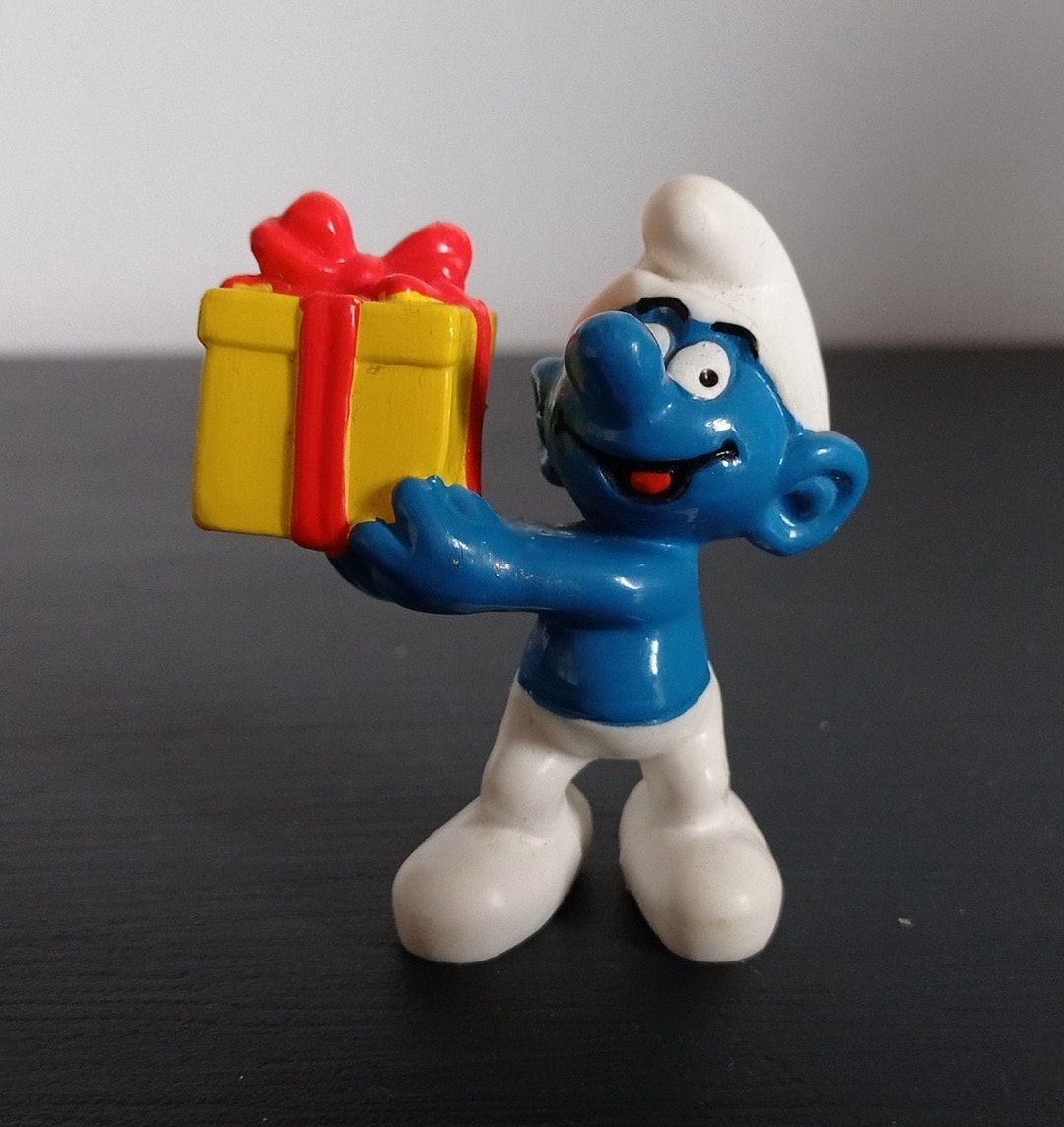 2.5 PVC Figure Mcdonalds Smurf With Present Promo - Etsy