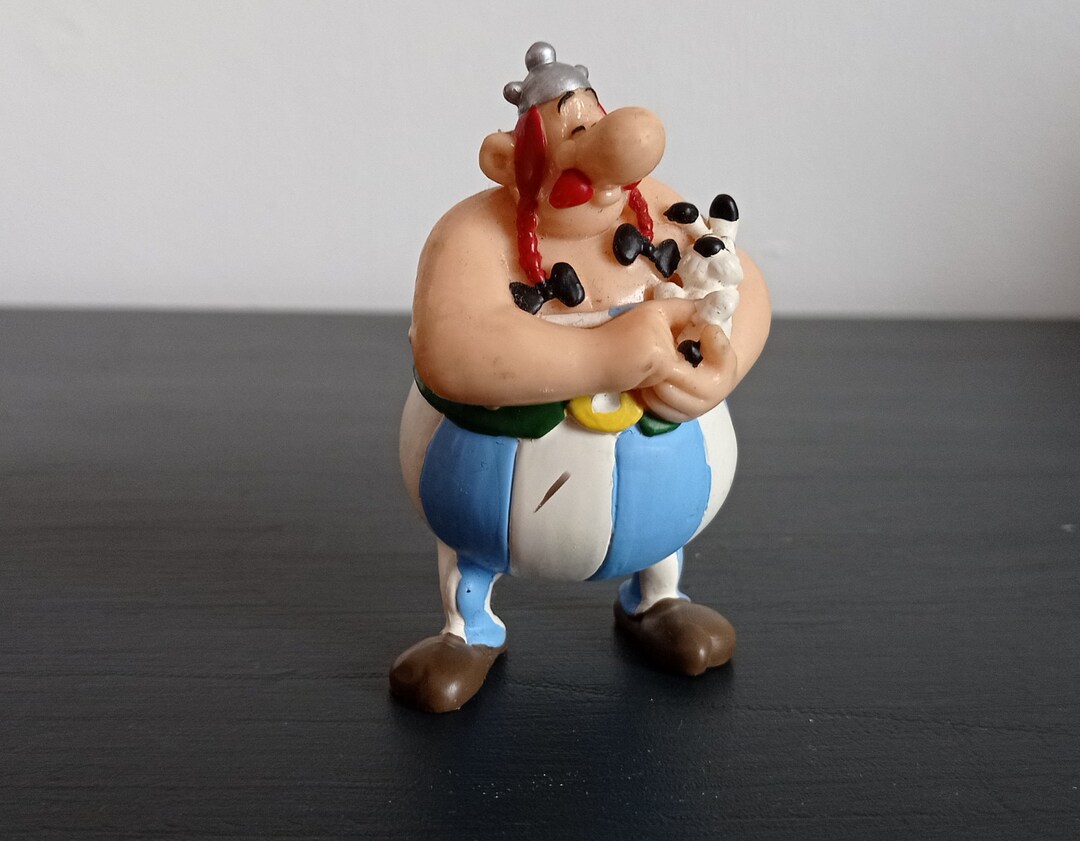 3 PVC Figure Asterix the Gaul Obelix Holding - Etsy