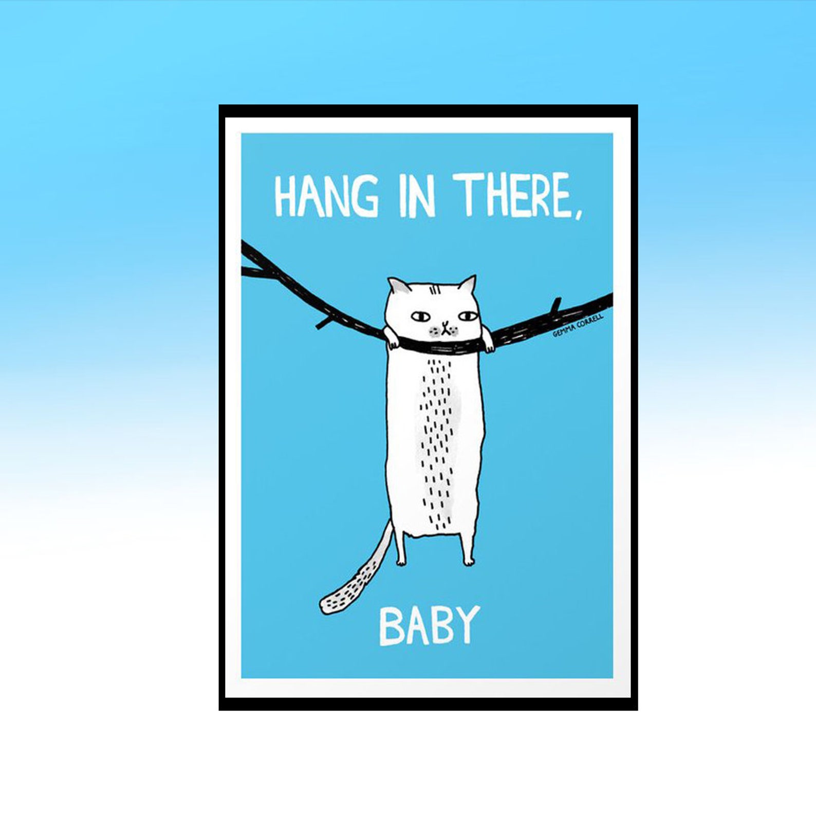 Hang In There Baby poster I believe Cat Poster Baby cat baby | Etsy Hang In There Baby poster I believe Cat Poster Baby cat baby | Etsy