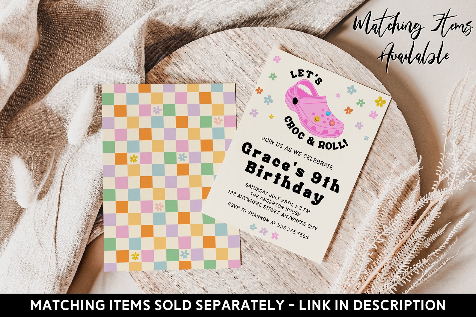 Croc Party Welcome Sign Let's Croc & Roll Croc - Etsy Canada