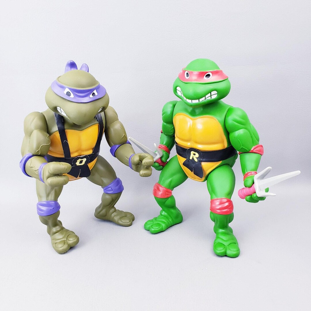 Vintage 1989 Teenage Mutant Ninja Turtles TMNT 14 Donatello & Raphael ...