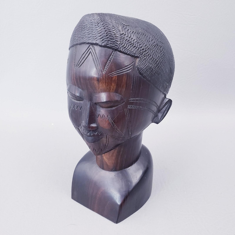African Ebony Heads - Etsy