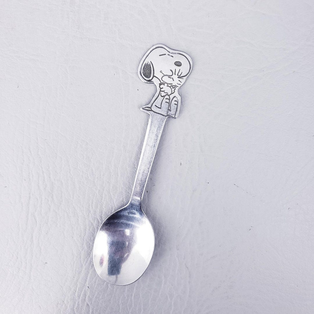 Vintage 1958 1965 Snoopy and Woodstock Baby Spoon by Danara, Vintage ...