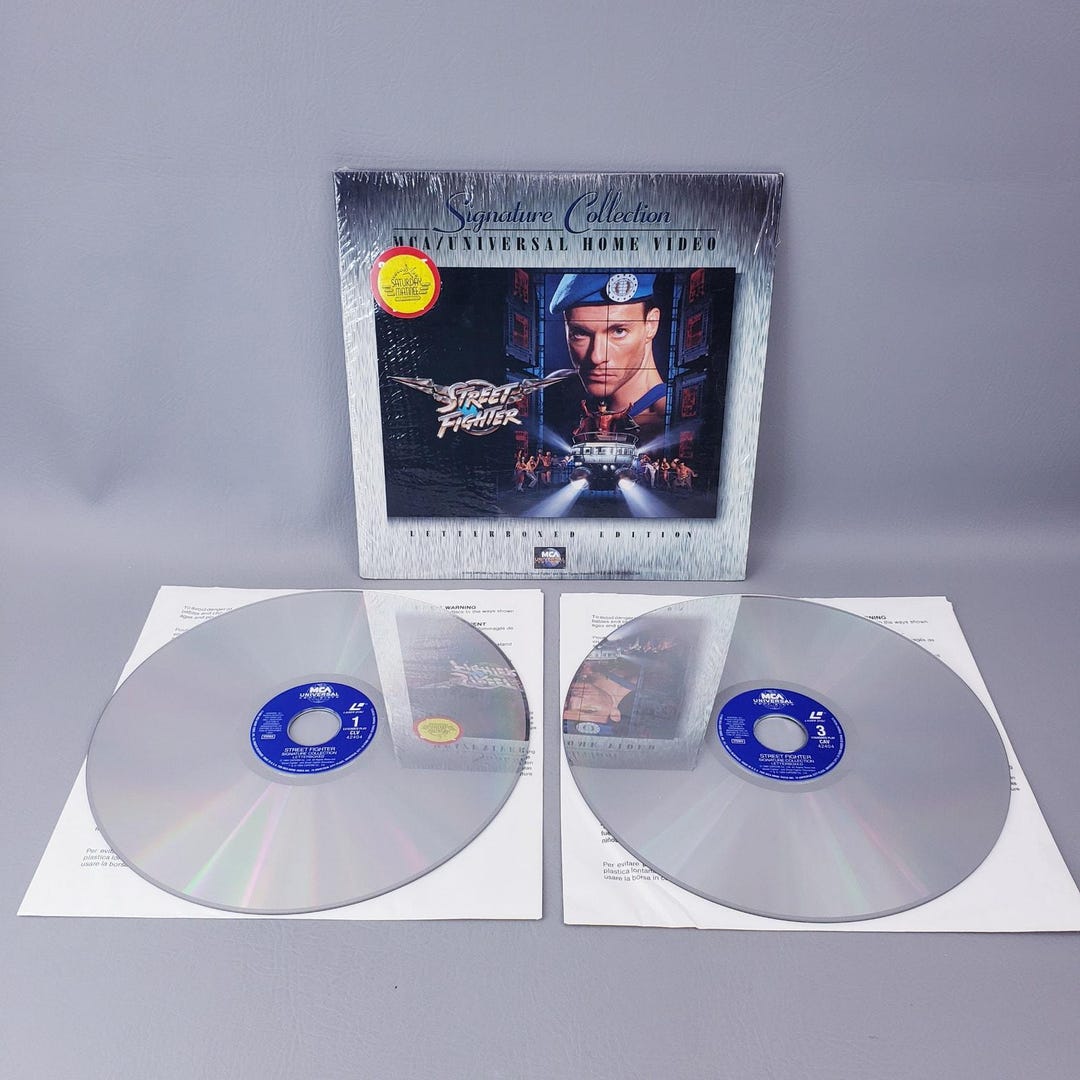 1994 Street Fighter Laserdisc Letterbox Signature Collection Edition ...
