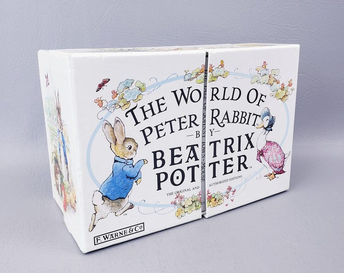 Vintage 1993 the World of Peter Rabbit Beatrix Potter Complete Set F ...