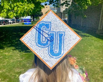 Custom Rhinestone Graduation Cap - Etsy