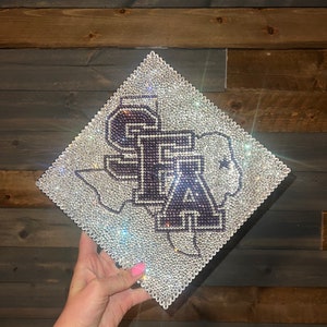 Custom Rhinestone Graduation Cap - Etsy