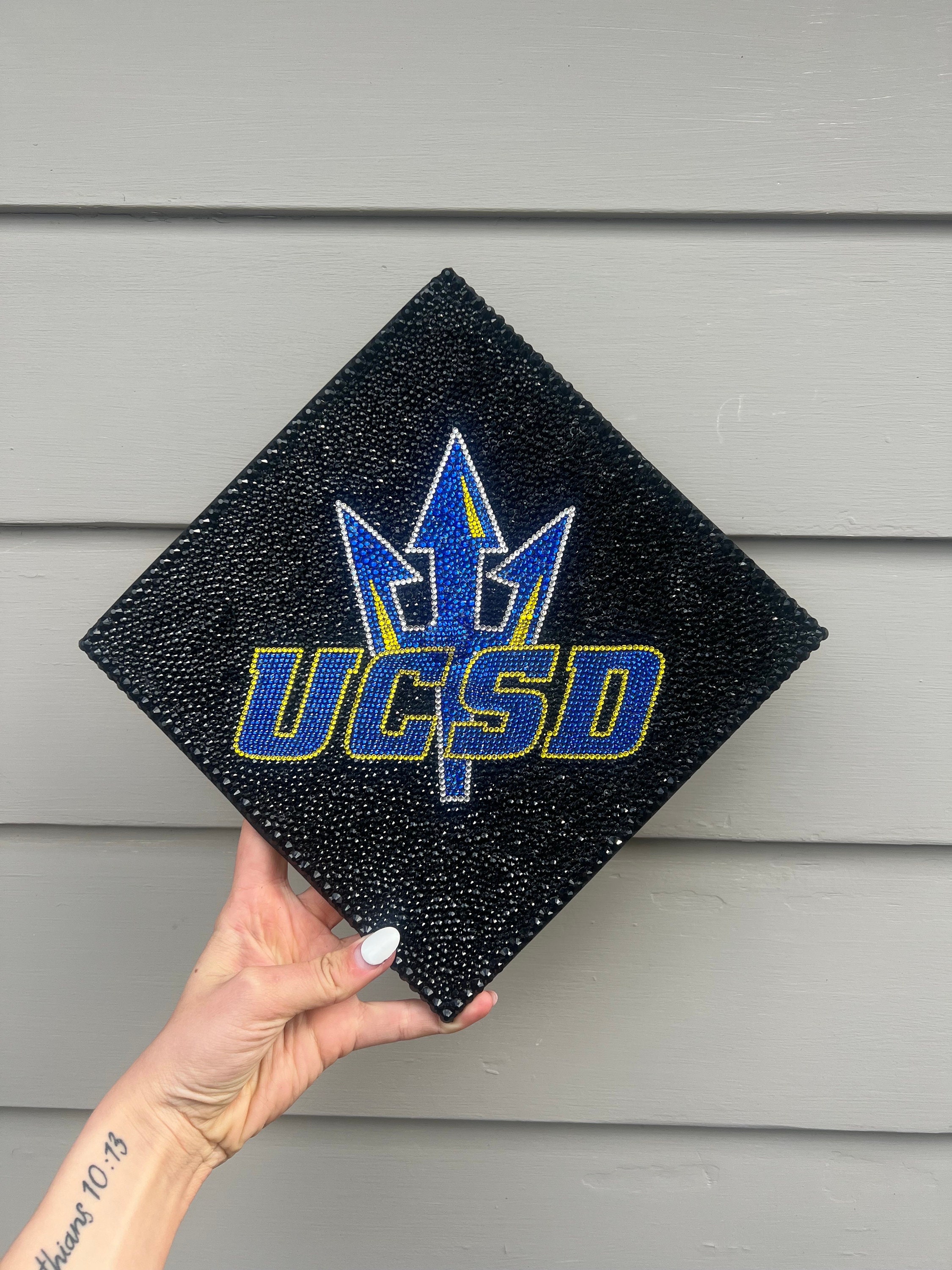 Custom Rhinestone Graduation Cap - Etsy