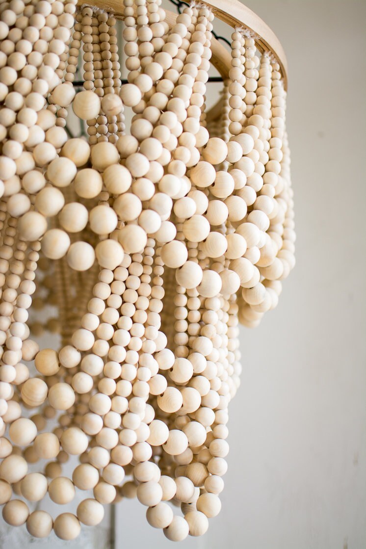 CADENCE Beaded Pendant Light / Chandelier | Etsy