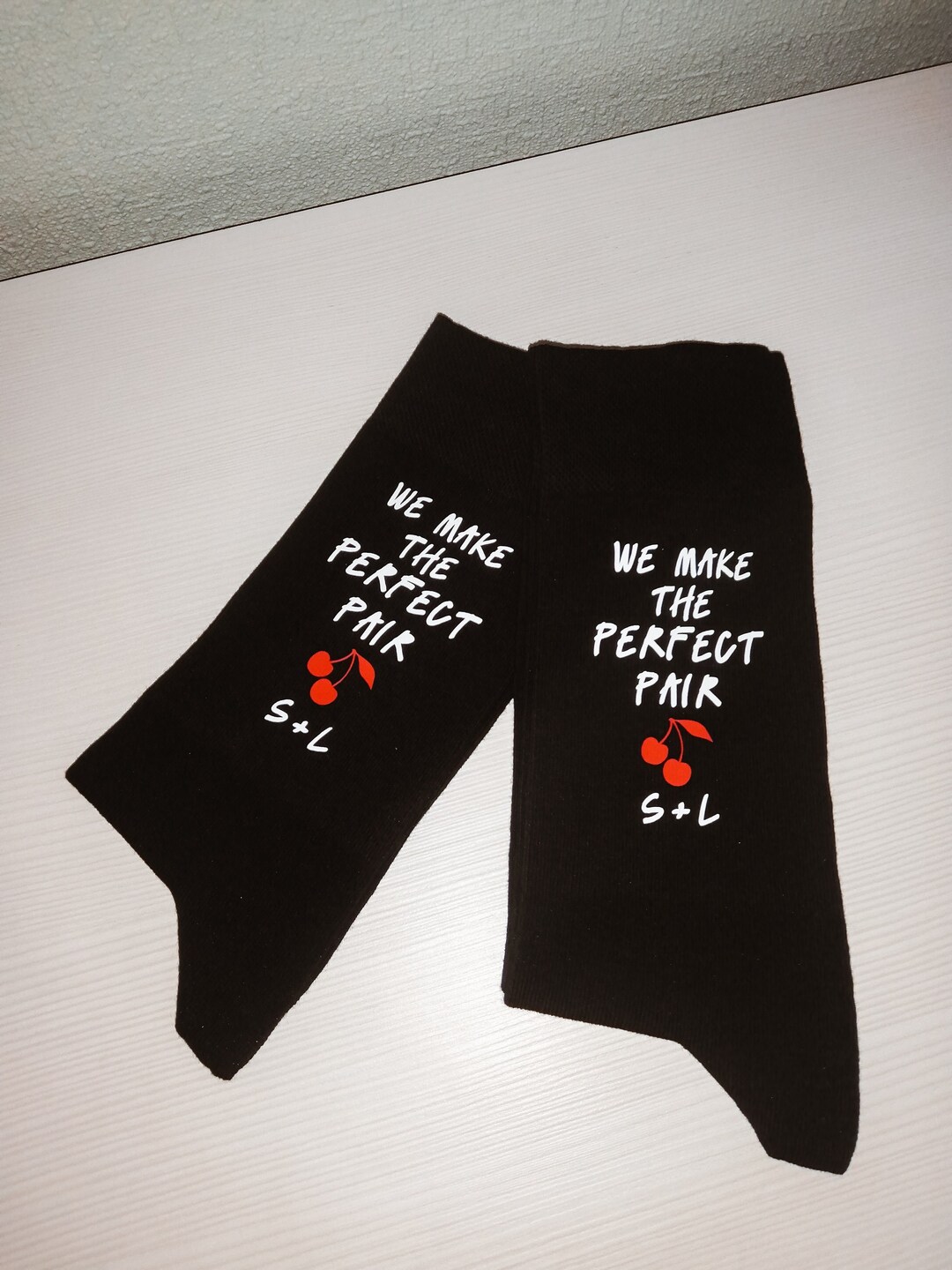 We Make the Perfect Pair Socks - His and Hers Personalized Matching ...