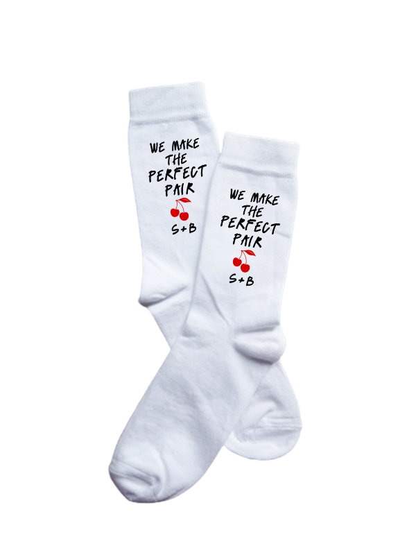 We Make the Perfect Pair Socks - His and Hers Personalized Matching ...