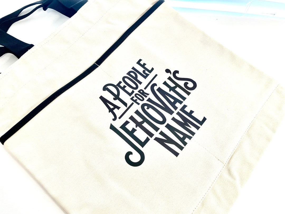 JW Canvas Shoulder Bag - Ministry/field Service Bag - Etsy