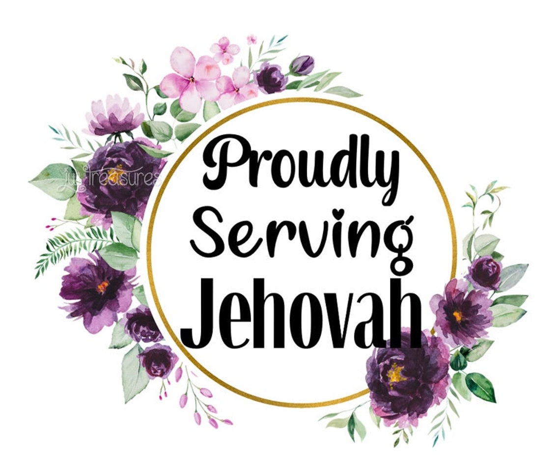 JW Bible Scripture SVG Design Proudly Serving Jehovah Digital - Etsy