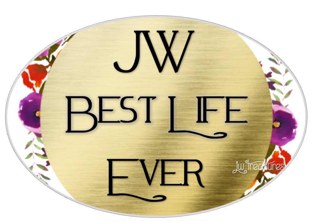 JW Bible Scripture Design/clip Art/svg JW Best Life Ever 3 Digital File ...