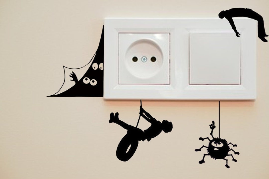 Wall Decor Light Switch Car Windows Decals Stickers - Etsy