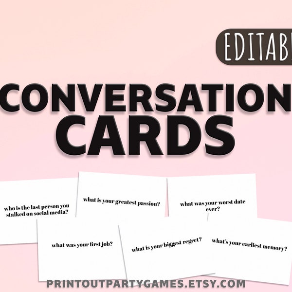 Ice Breaker Game - Etsy